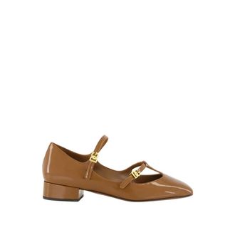 Dolce & Gabbana Femme, Chaussures, Brun, Taille: 36 EU Escarpins Mary Jane à talon moyen en cuir verni