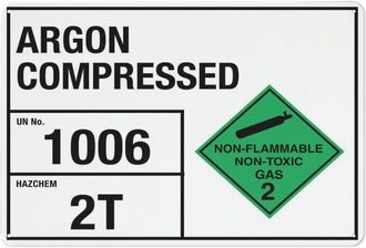 Generic Blechschild Eisen Argon Komprimiert 1006T Retro Blech-Schild Dekoration Metall-Poster F&uuml;r Kneipen Bibliothek Club 20X30Cm