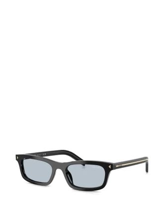 Prada PRD05S16K30W Rectangle Frame Sunglasses - Black