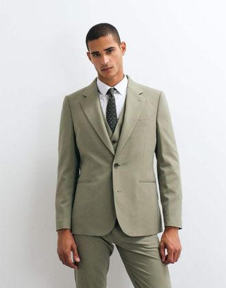 Asos Veste de costume ajust&eacute;e - Vert