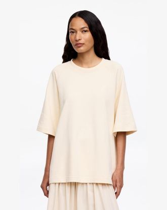 Arket Kurz&auml;rmliges Sweatshirt -Beige