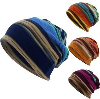Generic Turban pour Femme UK - Bonnet b&eacute;ret avec &eacute;charpe - Couvre-chef doux, Orange, L