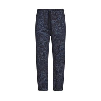 Etro Homme, Pantalons, Bleu, Taille: L Pantalon de jogging &agrave; motif cachemire