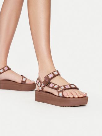 Teva Sandalen Teva Flatform Universal Crochet 1150210 Braun