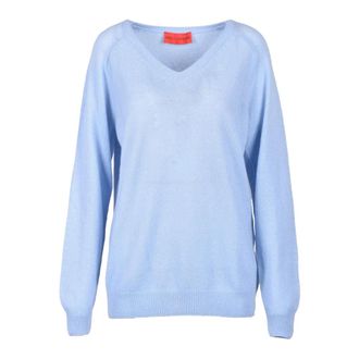 Wild Cashmere Luxuri&ouml;ser Cashmere Pullover - - Knitwear - Damen - Blau - M