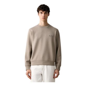 Emporio Armani Baumwoll-Sweatshirt - - Sweatshirts & Hoodies - Herren - Beige - S