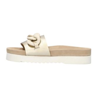 Maruti Goldene Lederslipper Beli - - Shoes - Damen - Gelb - 41 EU
