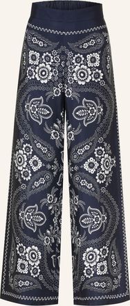 Maje Satinhose blau