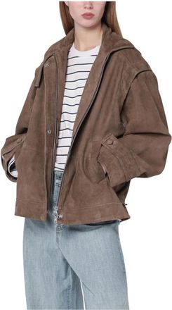 Rotate Rotate Birger Christensen, Femme, Vestes, Brun, Taille: 40 FR Veste Oversize