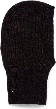 Maison Margiela M13307 Ribbed Knit Beanie - Black
