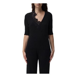 Emporio Armani Damen, Strickwaren, Schwarzk, SGr&ouml;&szlig;e