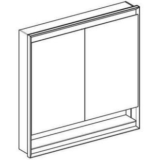 Keramag Geberit one Spiegelschrank mit ComfortLight, 2 T&uuml;ren