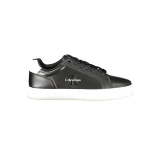 Calvin Klein Homme, Chaussures, Noir, Taille: 42 EU Leather Baskets