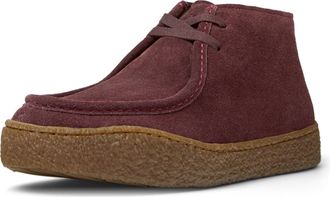 Camper Damen Peu Terreno K400813 Wallabee Bootie, Burgundy 001, 39 EU