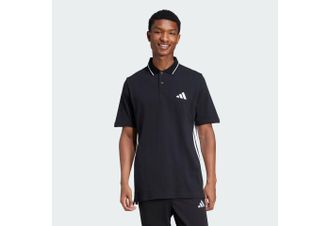 adidas Poloshirt ESSENTIALS 3-STREIFEN PIQU&Eacute; POLOSHIRT (1-tlg)