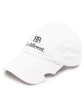 Balenciaga casquette Be Different - Blanc