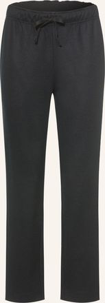 Juvia Flanellhose Rita Im Jogging-Stil schwarz