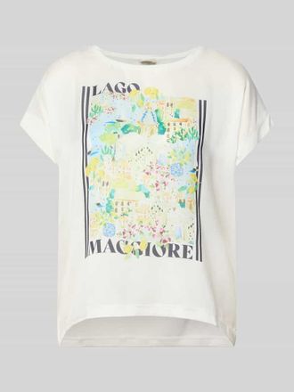 Milano T-Shirt mit Motiv-Print und Rundhalsausschnitt