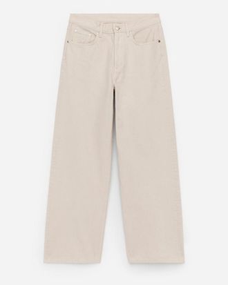 Arket CORAL Wide Jeans -Wei&szlig;