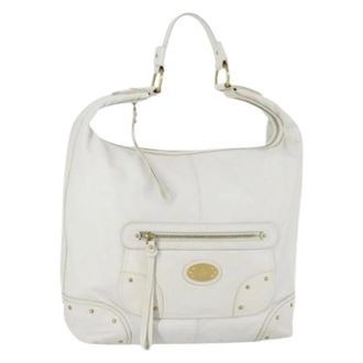 Bally Pre-owned Leather Shoulder Bag - - Pre-owned - Damen - Wei&szlig; - ONE SIZE