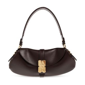 Ganni Eco Leder Tasche - - Bags - Damen - Rot - ONE SIZE
