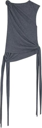 Ganni Femme, Tops, Gris, Taille: 40 FR Top en jersey gris