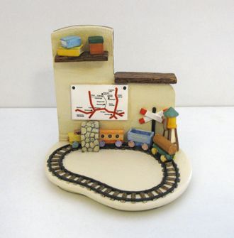 GOEBEL Hummel Szene Zugfahrt