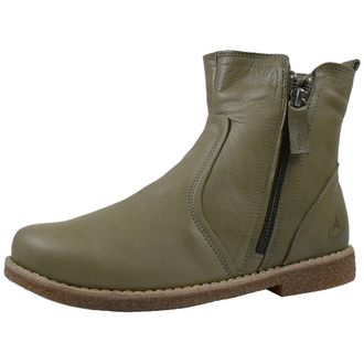Andrea Conti Damen Stiefelette Boot schicke Nahtf&uuml;hrung flach 0344814, Gr&ouml;&szlig;e:41 EU, Farbe:Gr&uuml;n