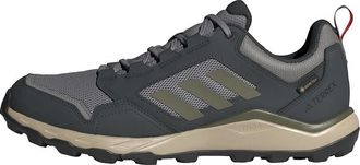 adidas Herren Tracerocker 2.0 Gore-TEX Trail Running Shoes Trailrunning-Schuhe, Solid Grey/Olive Strata/Carbon, 38 2/3 EU