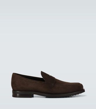 Tod's Loafers aus Veloursleder