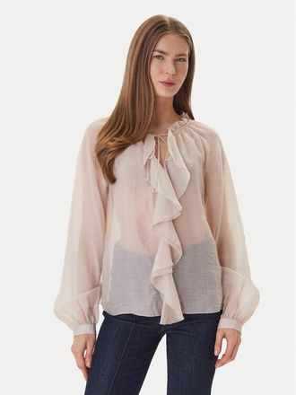 Guess Bluse W6GH28 W1844 Beige Regular Fit