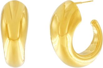 Dansk Copenhagen Courage Wasserdichte Geschwungene Statement Ohrringe - - Accessories - Damen - Gelb - ONE SIZE