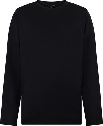 Christophe Lemaire Homme, Tops, Noir, Taille: S T-Chemises