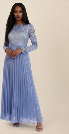 Apart Abendkleid Spitzenkleid mit Plissee-Rock