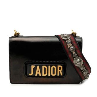 Dior Sac bandouli&egrave;re en cuir Pre-owned - Femme - Pre-owned - Noir - Taille: ONE Size