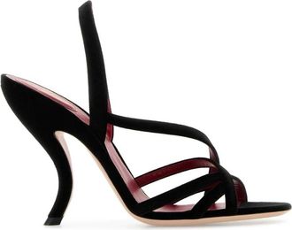 Valentino Garavani Femme, Chaussures, Noir, Taille: 37 1/2 EU Sandales Fetishique