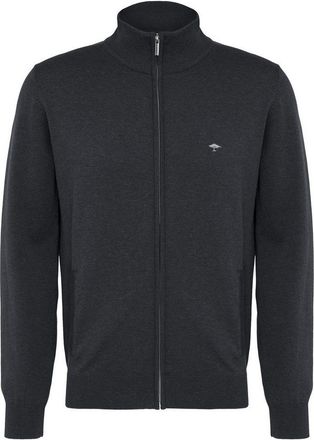 Fynch-Hatton Strickjacke mir Reißversschluss und Logo-Stickerei
