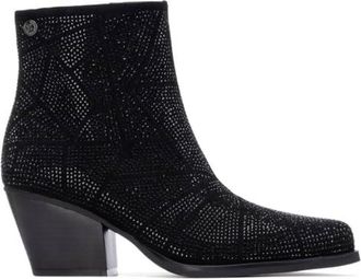 Xti Bottes de cowboy Femme Noir - Chaussures confortables et polyvalentes - Mode décontractée - Modèle 14467002 (Taille40)