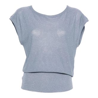 Herno Femme, Pulls, Bleu, Taille: 40 FR 9128 Tricots