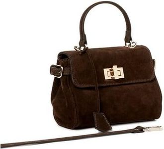 Saison 1865 Lederhandtasche - braun