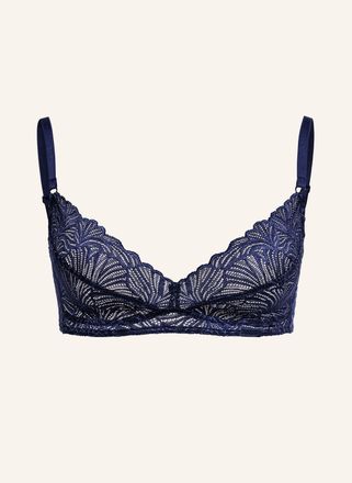 erlich textil Erlich Textil Fluid Lace Spitzen B&uuml;gelloser Bh Mittlerer Halt Aus Recyceltem Polyamid blau
