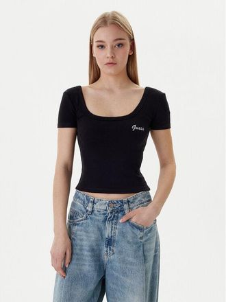 Guess T-Shirt V6RP05 K8RT2 Schwarz Regular Fit