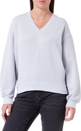 Replay Damen W3644a Sweatshirt, 270 Silver, L