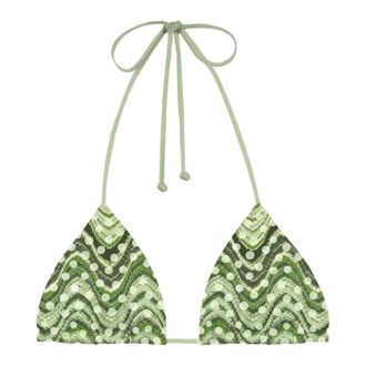 MC2 Saint Barth Leah Bikini Top - - Swimwear - Damen - Gr&uuml;n - L