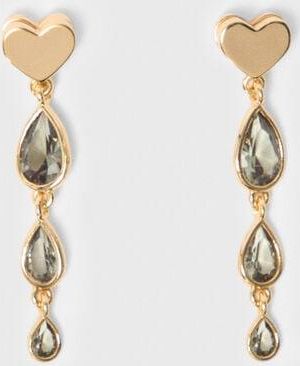 Maje Ohrstecker In Herzform - Golden - Maje