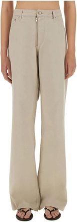 Paloma Wool Paloma Wool, Femme, Pantalons, Beige, Taille: 38 FR Asia Wide-Leg Pants
