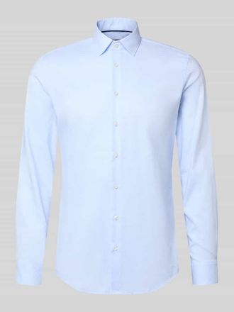 Jake*s Slim Fit Businesshemd aus reiner Baumwolle