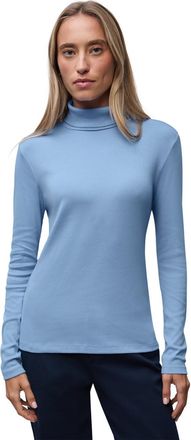 Street One Damen 3228577 Basic Rollkragenshirt, Frosted Blue, 40