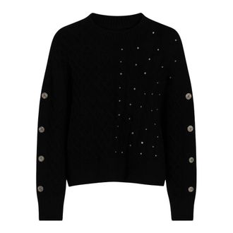 Fracomina Femme, Pulls, Noir, Taille: 42 FR Maglia Over