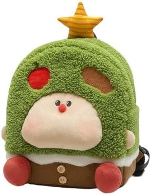 Generic Sac &agrave; dos mignon en peluche de dessin anim&eacute; (motif de personnage fantaisique) avec des accents d&eacute;toile, sac &agrave; dos doux et moelleux, sac de voyage d&eacute;co